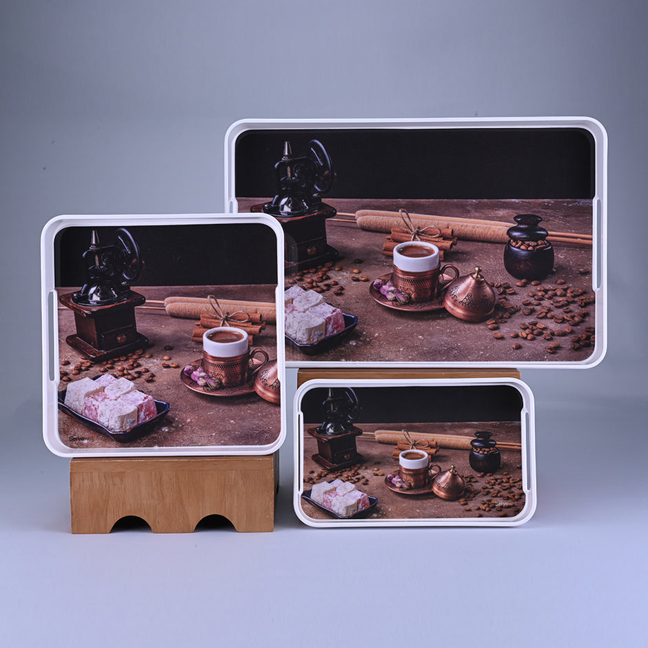 Buy 3 Piece Serving Tray Set Online | Servewell