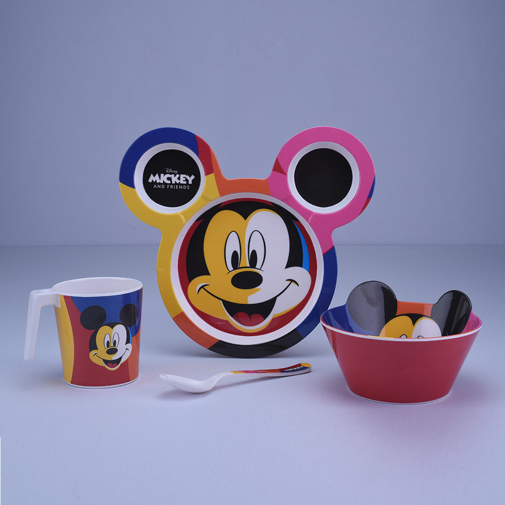 4 pc Kids Set - Mickey Multiple – Servewell Dinnerware