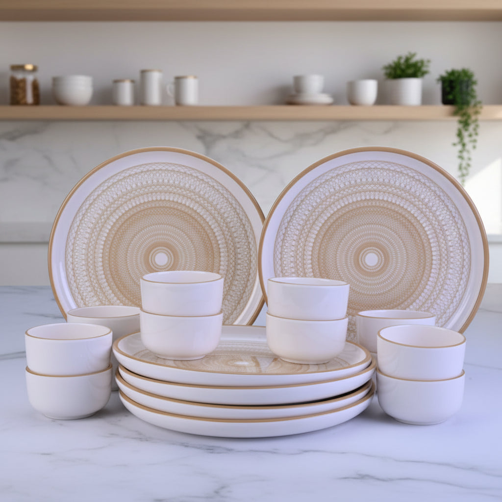18 pc Dinner Set Dome - Arkaya