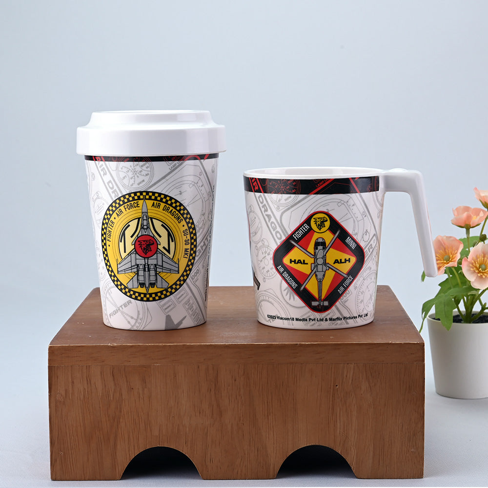 2 pc Mug & Sipper Set - Fighter