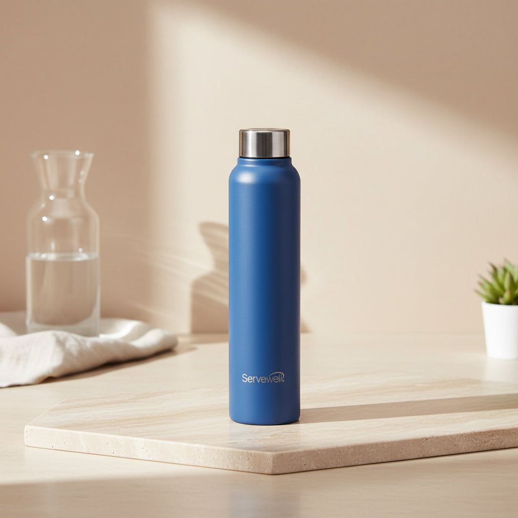 Sleek SS Single Wall Bottles 600 ml