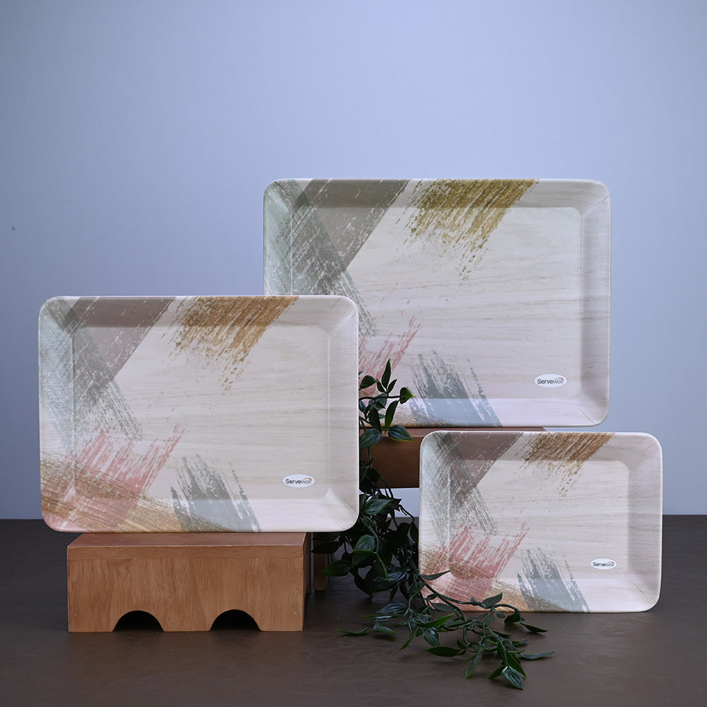 3 Piece Tray Set – Servewell Dinnerware