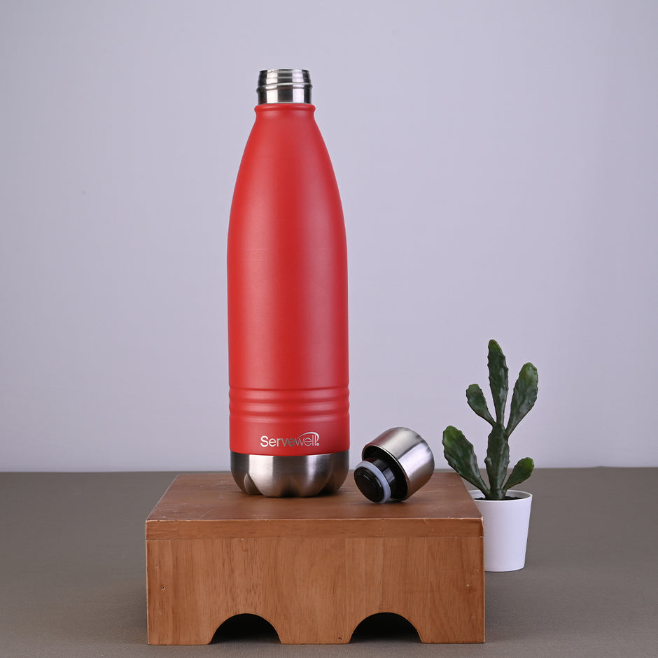 Water Bottles: Buy Stainless Steel Bottle Online | Servewell ...